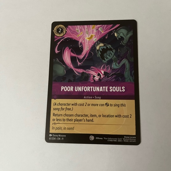Disney | Toys | Poor Unfortunate Souls 624 Fabled Regular | Poshmark